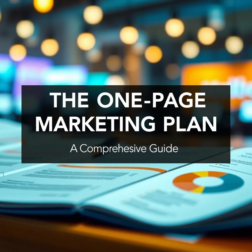 The One-Page Marketing Plan: A Comprehensive Guide