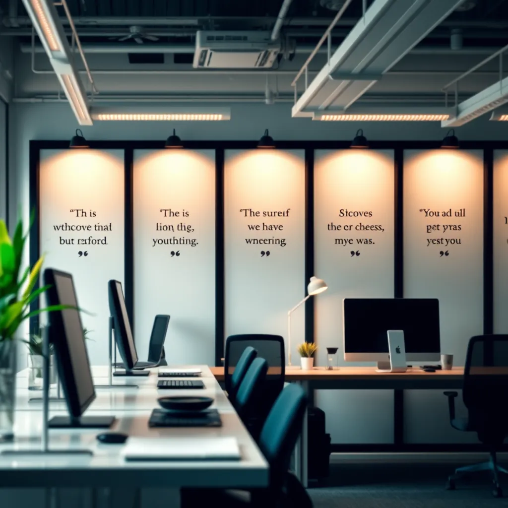Transformative Short Quotes for Workplace Inspiration